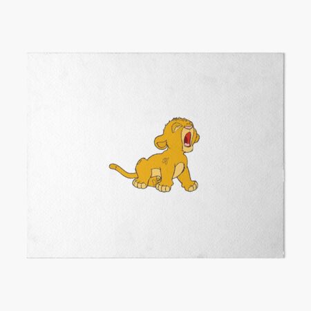"cute baby cub simba 2" Art Board Print for Sale by KnitNknot | Redbubble