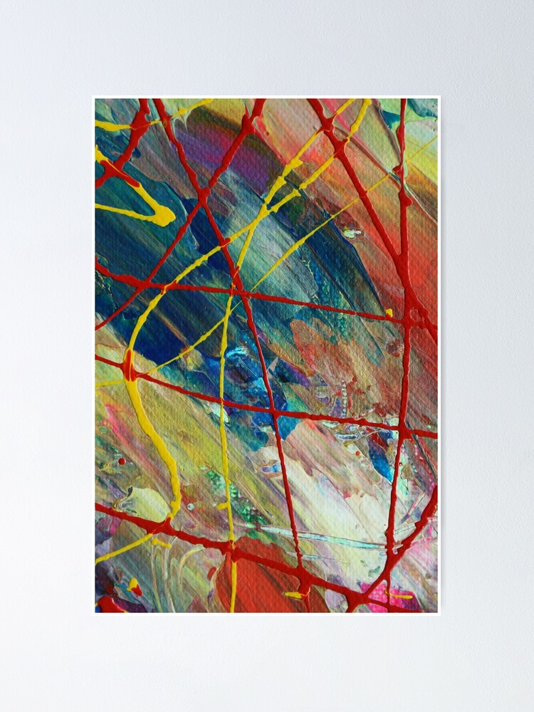 Póster «Arte abstracto de ArtCell. Patrón de diseño gráfico. Obra de ...