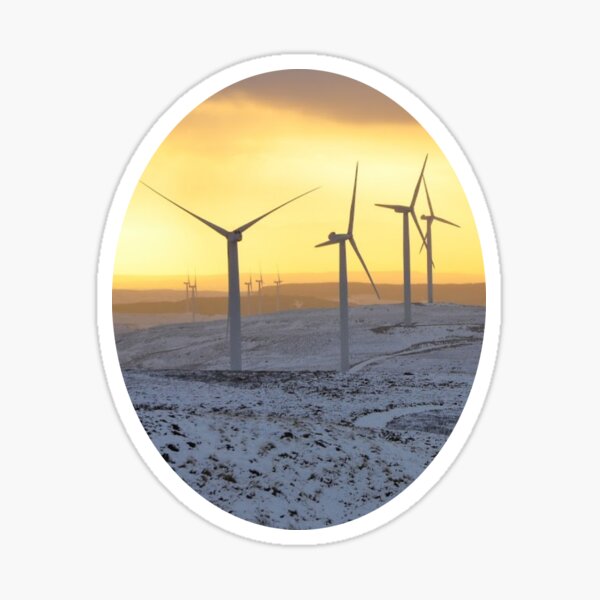 "WIND FARM" Sticker for Sale by Yanoma | Redbubble