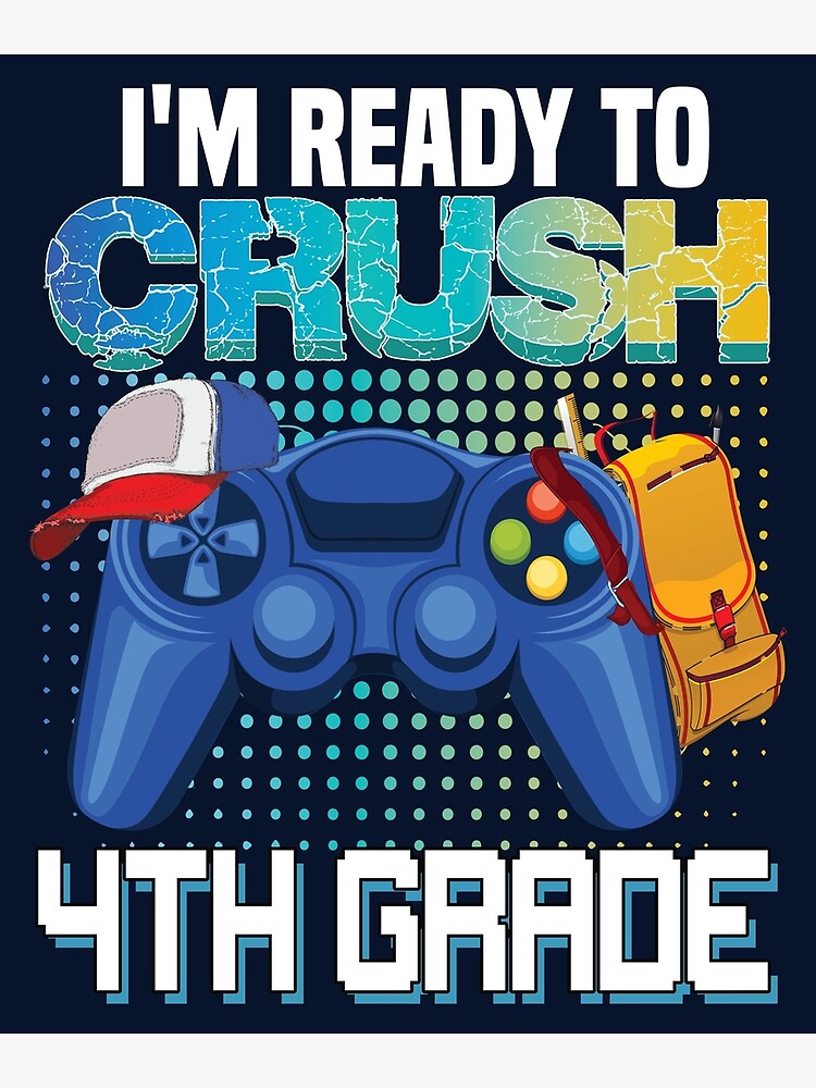 Impression sur toile « Je suis prêt à écraser la 4e année .. retour à l ...