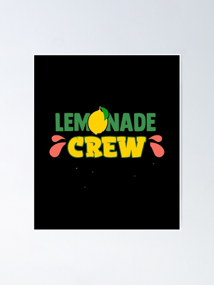 Póster «Lemonade Crew: diseño divertido para todos los niños, niñas ...