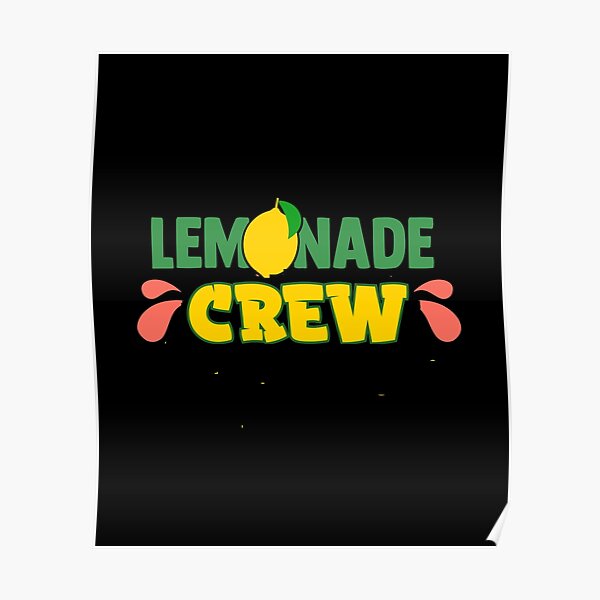 Póster «Lemonade Crew: diseño divertido para todos los niños, niñas ...