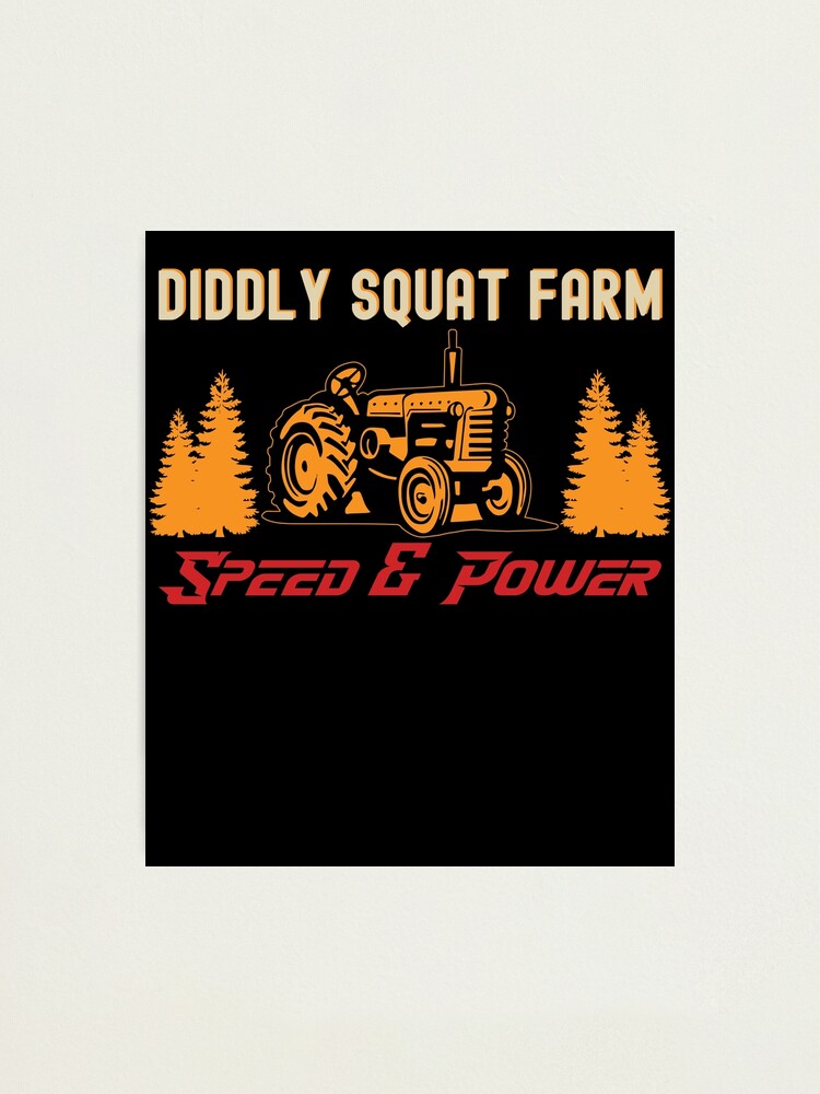 " Diddly Squat Farm Speed And Power Traktor-Liebhaber, Retro-Vintage ...