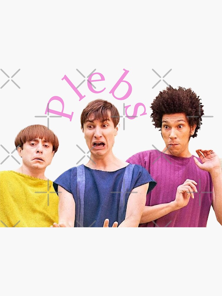 "Plebs" Sticker for Sale by Mariocii | Redbubble