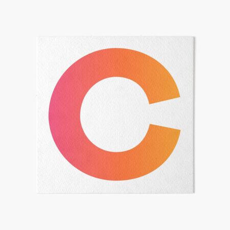 "Letter C - Alphabets + Numbers" Art Board Print by LynksArts | Redbubble