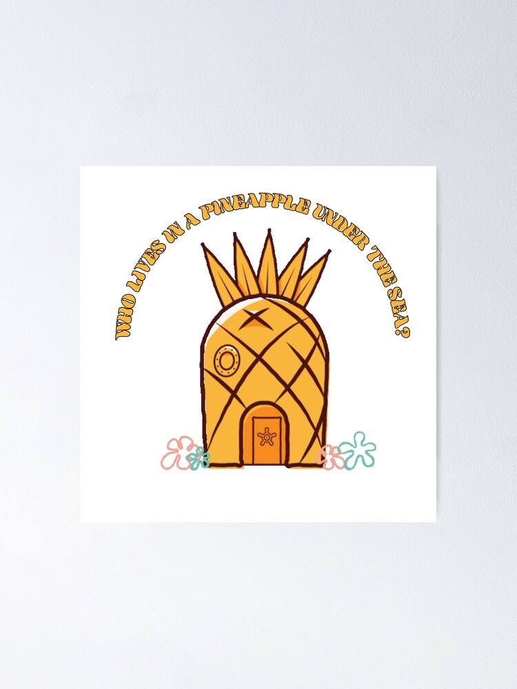 "Pineapple Under The Sea" Poster by lukehannam98 | Redbubble