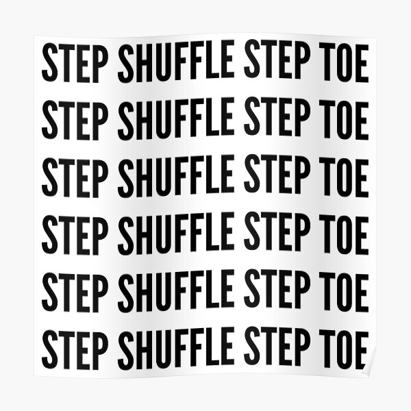 "Maxi Ford Tap Step" Poster for Sale by CorrieMick | Redbubble