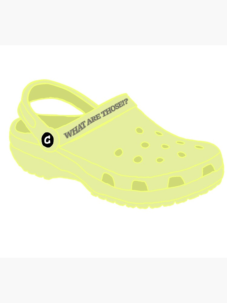 "Crocs" Poster by Solleigh | Redbubble