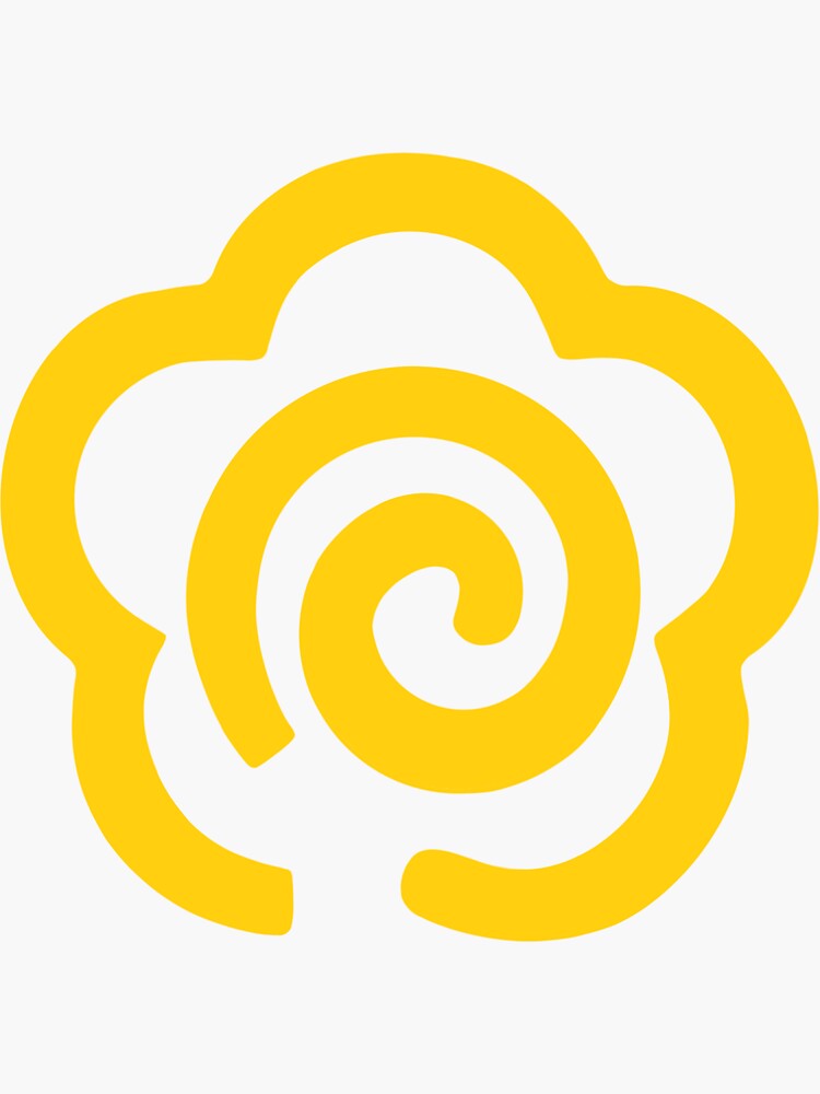 "Love Live! Sunshine!! Hanamaru Kunikida Flower Symbol" Sticker for ...