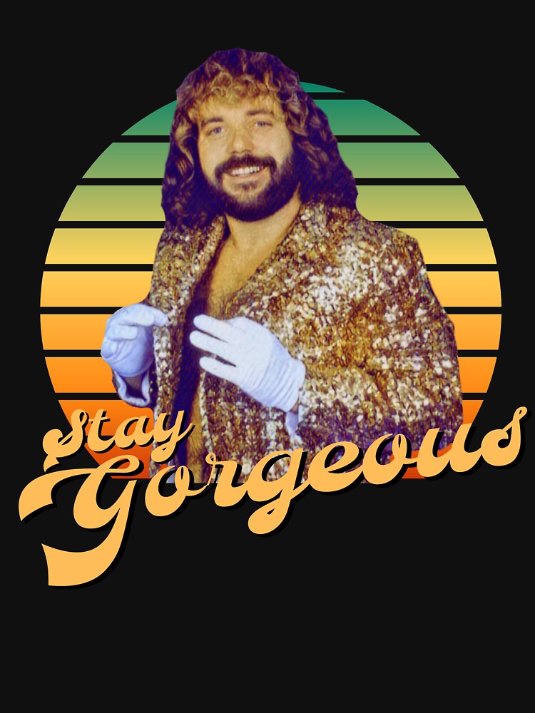 "Stay Gorgeous Jimmy Garvin 80s Wrestler" T-shirt for Sale by ...