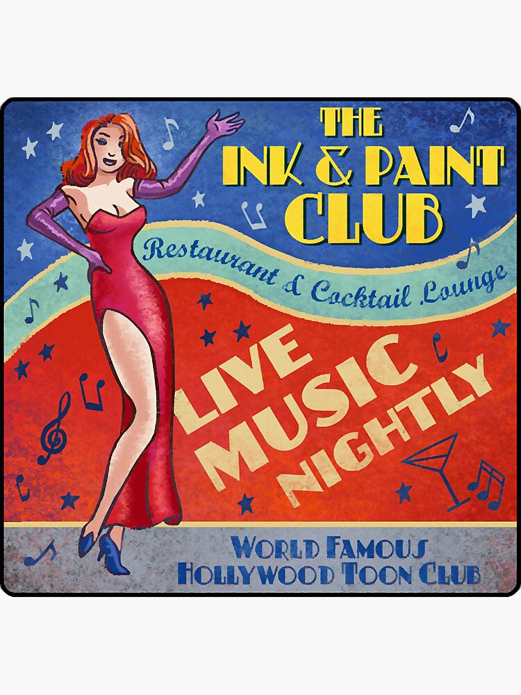 "Ink and Paint Club " Sticker for Sale by rHorvitz48 | Redbubble