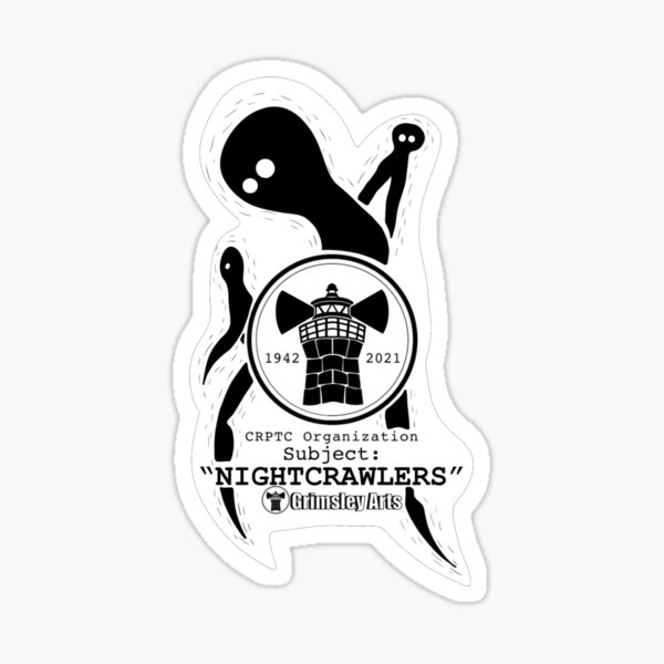 "CRPTC Organization Subject: Nightcrawlers " Sticker for Sale by ...