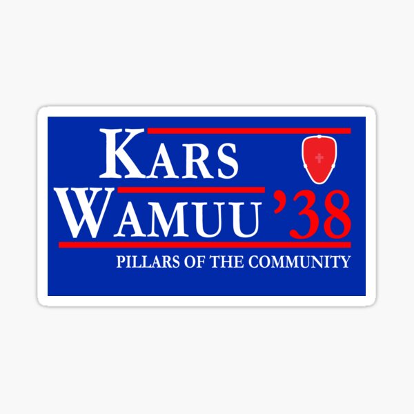 "Kars Wamuu Pillars of the Community Anime TV" Sticker for Sale by ...