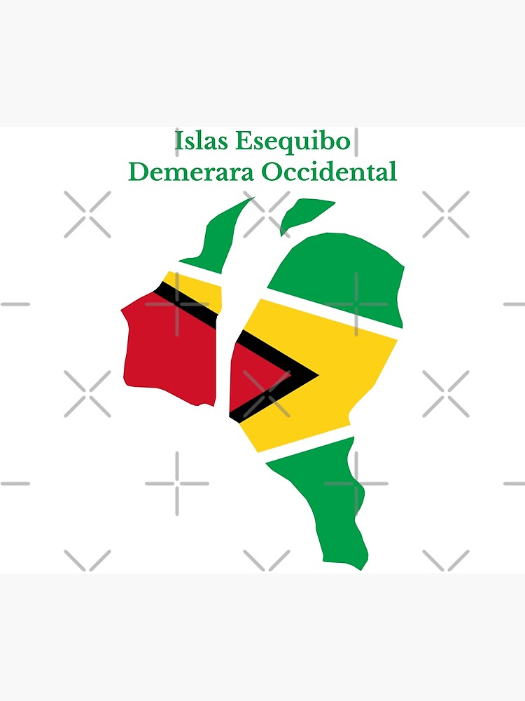 "Essequibo Islands-West Demerara Region Map Design, Guyana." Poster for ...