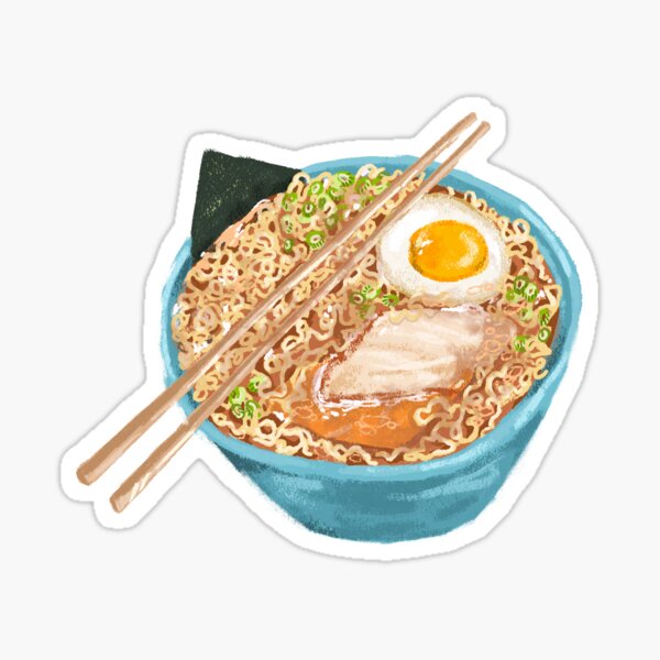 "Ramen Noodles " Sticker for Sale by ssayanything | Redbubble