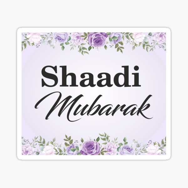 Muslim Wedding Stickers | Redbubble