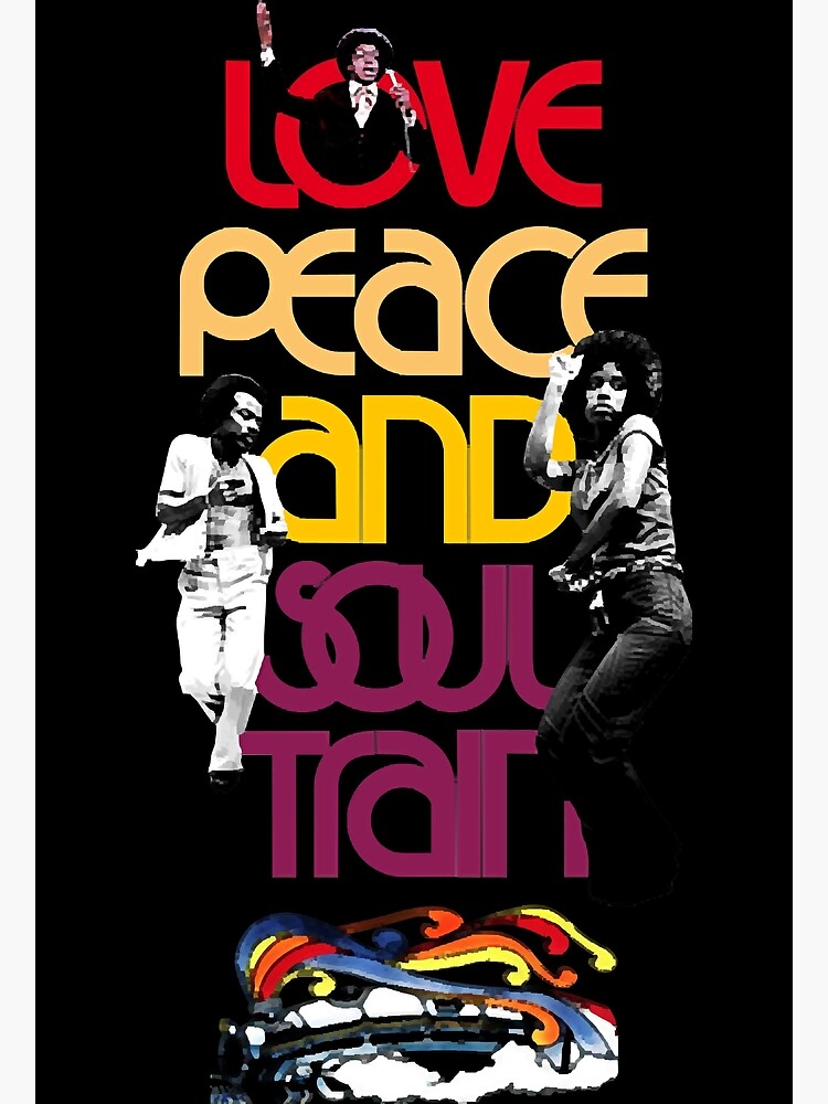 "Soul Train American music dance " Poster for Sale by NovellBrea ...