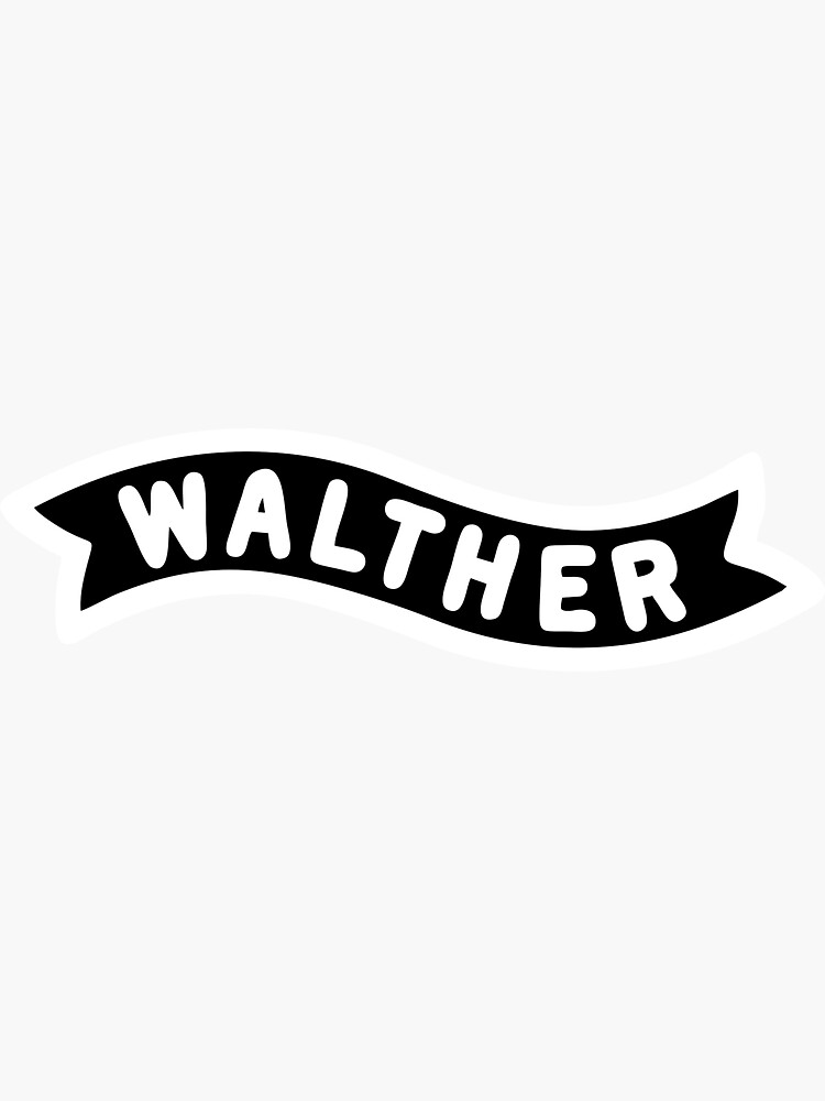 "Best Selling - Walther Banner Merchandise" Sticker for Sale by ...