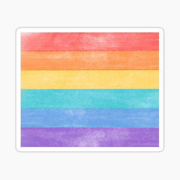 Lgbt Pride Flag Sticker For Sale By Folskfield Redbubble