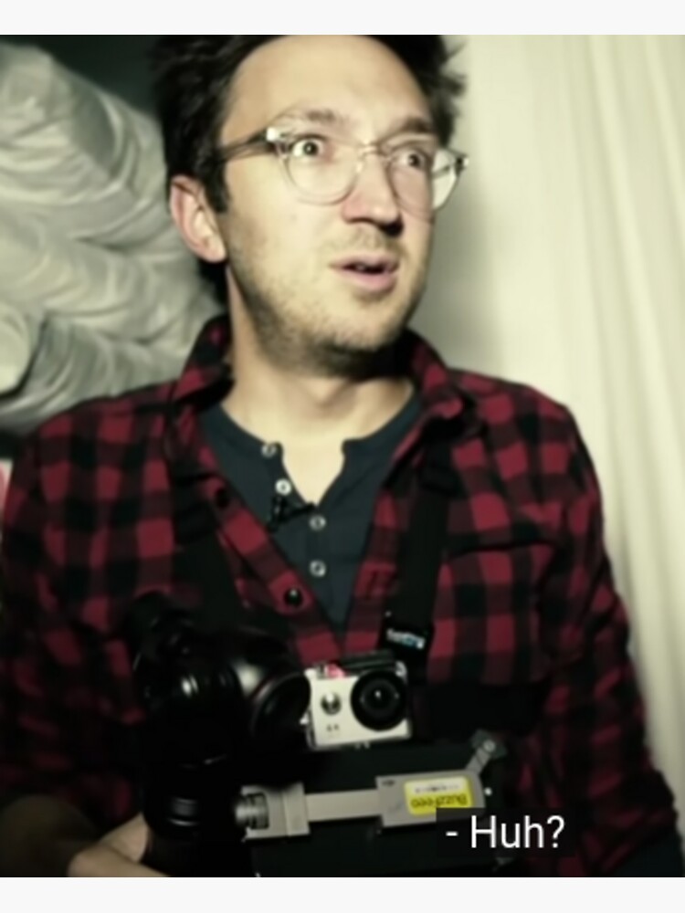 "Shane Madej Huh?" Sticker for Sale by Cashlee | Redbubble