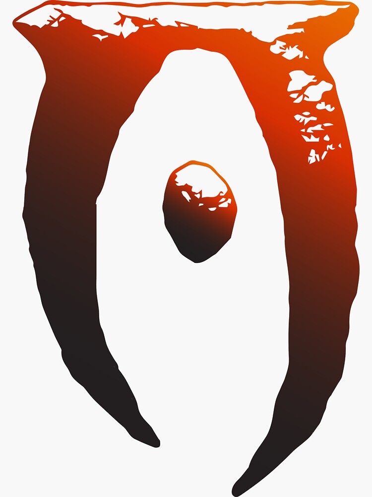 "Oblivion Daedric Symbol" Sticker for Sale by greatsupper | Redbubble