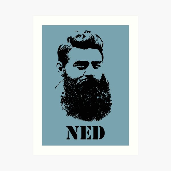 "Ned Kelly" Art Print by blueparrot | Redbubble