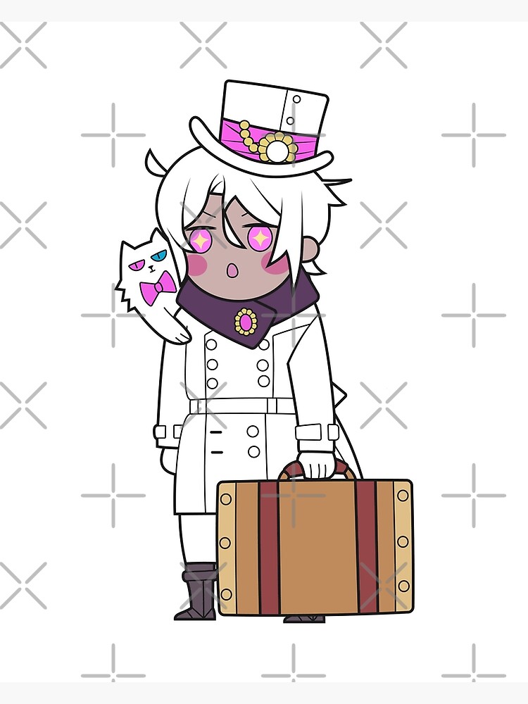 Impression artistique « Vanitas No Carte Noé Archiviste Chibi », par ...