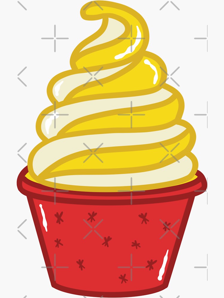 "Dole Whip" Sticker for Sale by jesimink | Redbubble