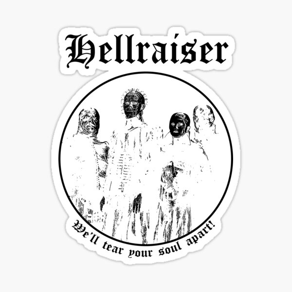 "Hellraiser - Tear Apart " Sticker for Sale by WithinSanity13 | Redbubble