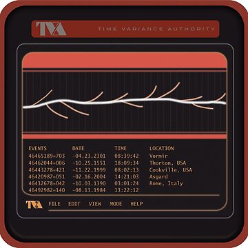 "TVA TV" Sticker for Sale by hashanbacon | Redbubble