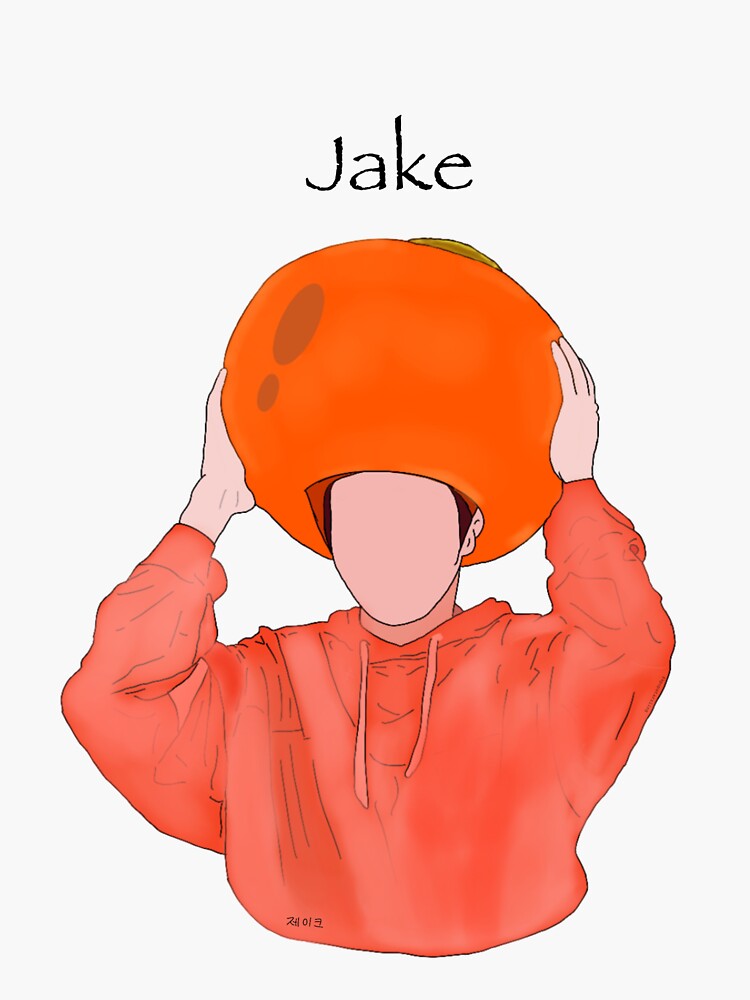 "ENHYPEN (orange // jake)" Sticker for Sale by starzling | Redbubble
