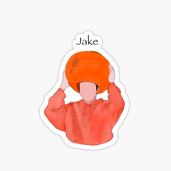 "ENHYPEN (orange // jake)" Sticker for Sale by starzling | Redbubble
