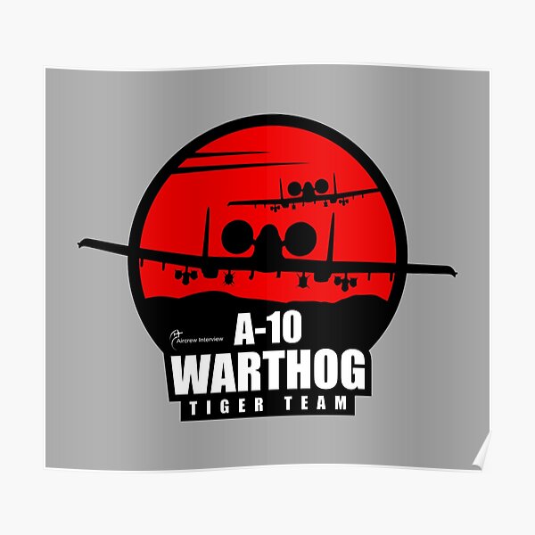 "A-10 Warthog Patch" Poster for Sale by ACInterview | Redbubble