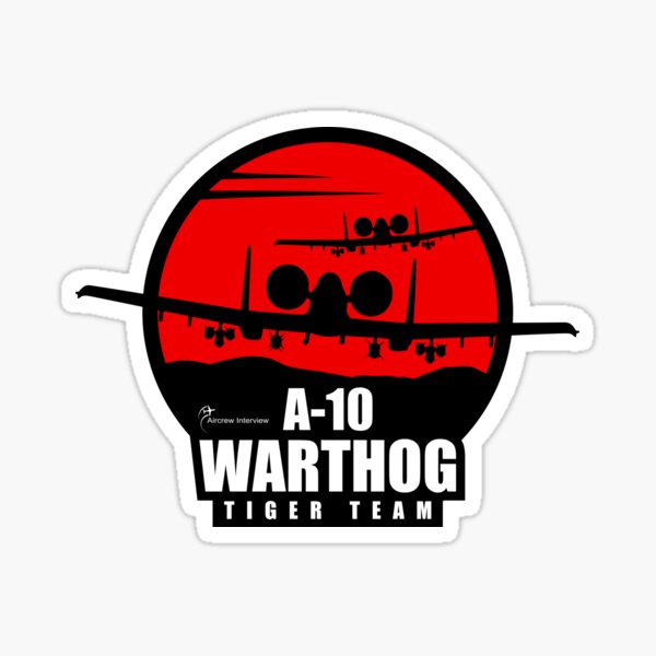 "A-10 Warthog Patch" Sticker for Sale by ACInterview | Redbubble