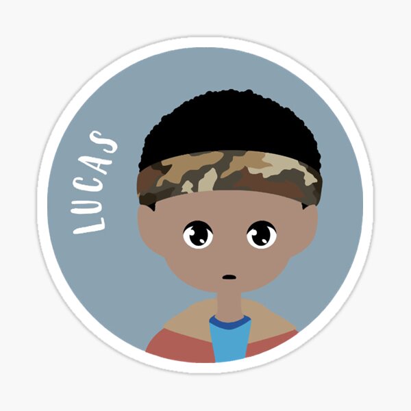 "Lucas " Sticker for Sale by hyFabio19 | Redbubble