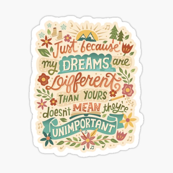 "Dreams" Sticker for Sale by Risa Rodil | Redbubble