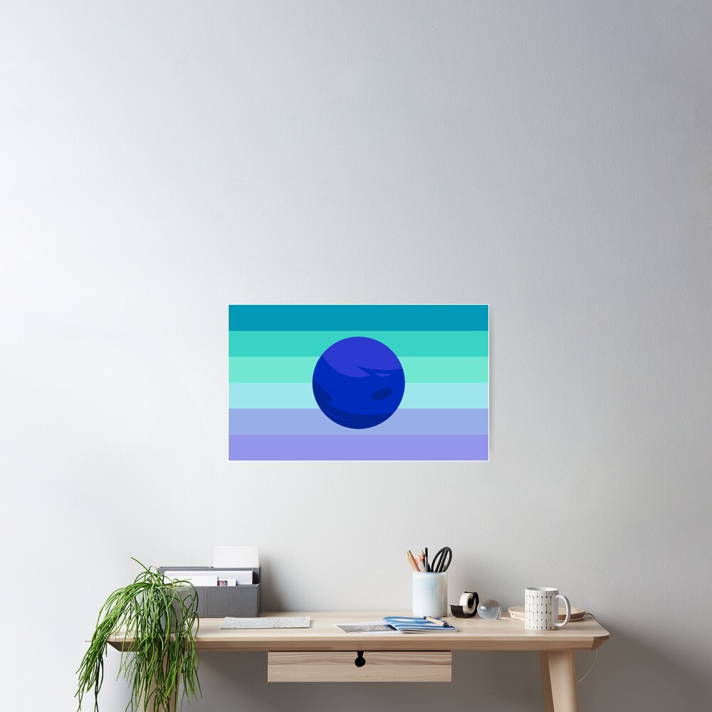 "Neptunic Sexuality Pride Flag" Poster by FallenFeline | Redbubble