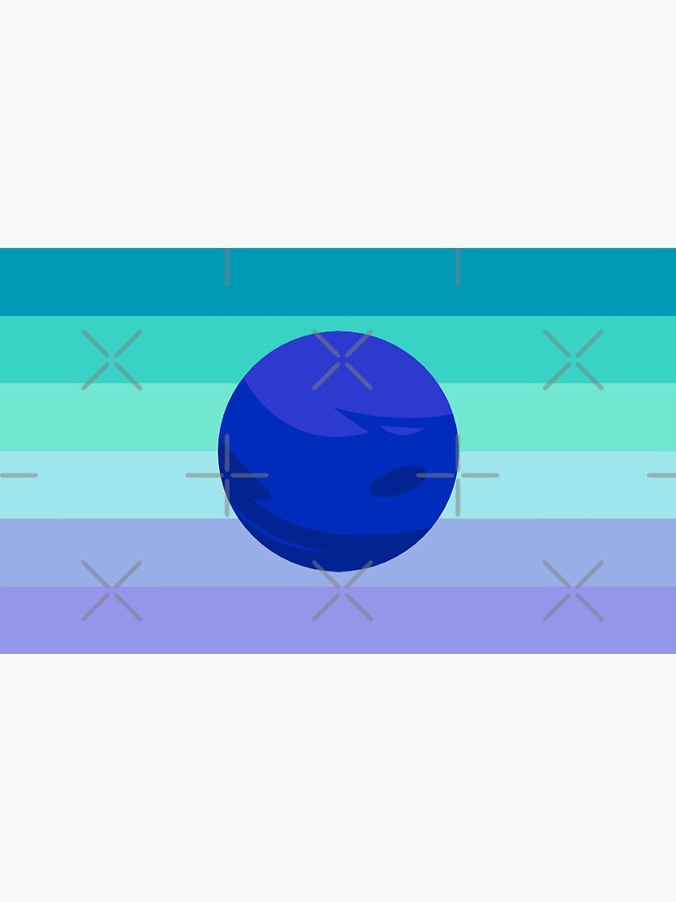 "Neptunic Sexuality Pride Flag" Sticker for Sale by FallenFeline ...