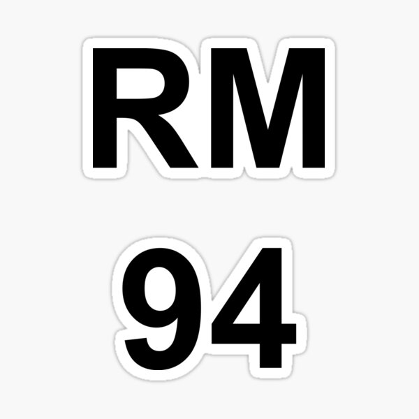 "RM 94" Sticker for Sale by itsnina | Redbubble