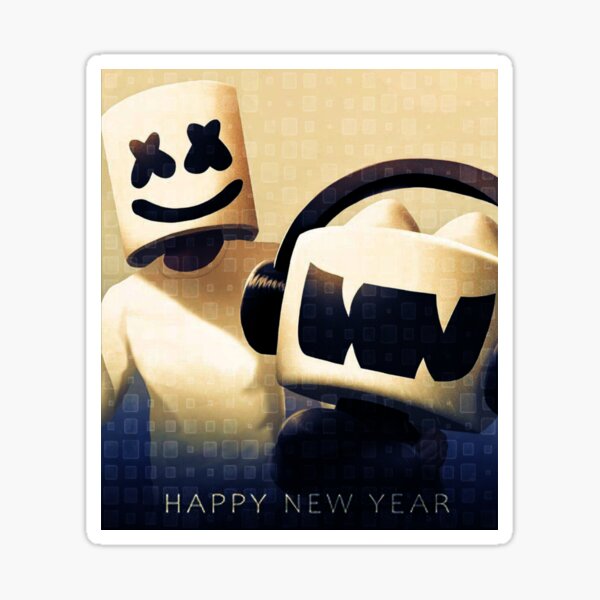 "marshmello" Sticker for Sale by artist4siya | Redbubble