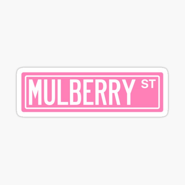 Mulberry Street Stickers | Redbubble