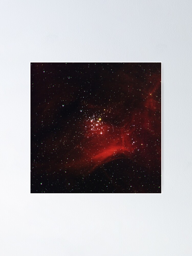 "Star cluster NGC 3293 (astronomical background)" Poster for Sale by ...