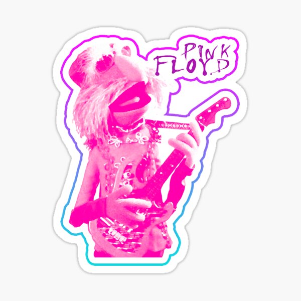 "Pink Floyd the Muppet " Sticker for Sale by ssberg1987 | Redbubble