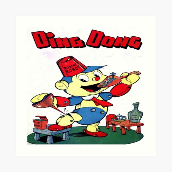 "ding dong comic poster " Art Print by exr378 | Redbubble