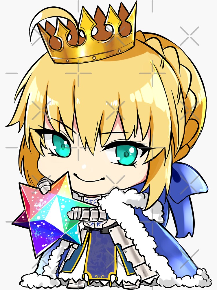 "Artoria Pendragon" Sticker for Sale by pvcparfait | Redbubble