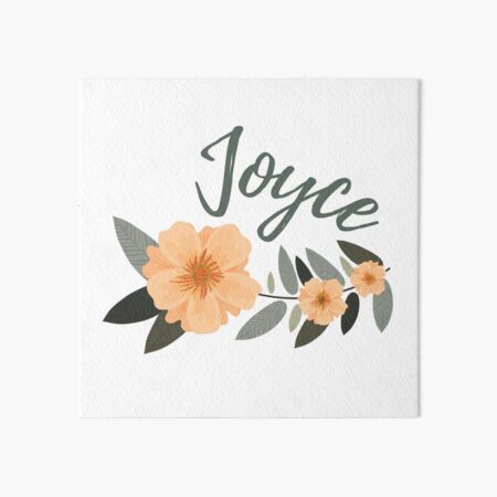 "Joyce Name With Pretty Flowers | Name Design Orange And Green Plants ...