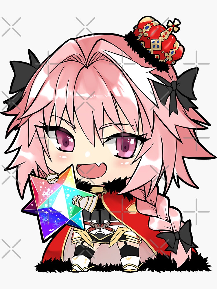 "Astolfo" Sticker for Sale by pvcparfait | Redbubble