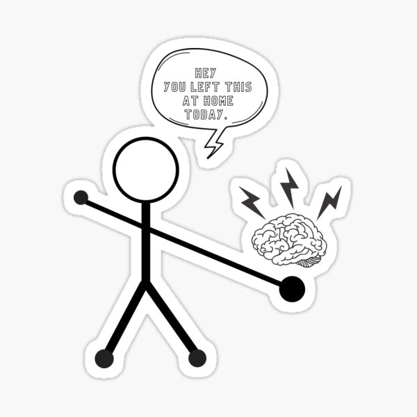 "'hey, you left this at home today' by VANRAO" Sticker for Sale by ...