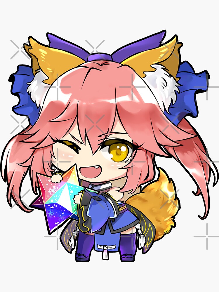 "Tamamo" Sticker by pvcparfait | Redbubble