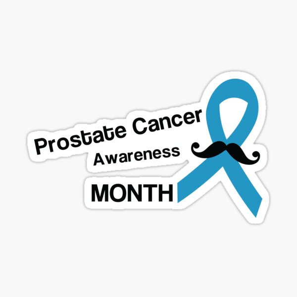 "Prostate cancer awareness month" Sticker for Sale by 204Tshirt | Redbubble